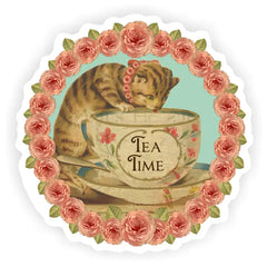 Tea Time Sticker
