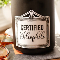 Certified Bibliophile Sticker